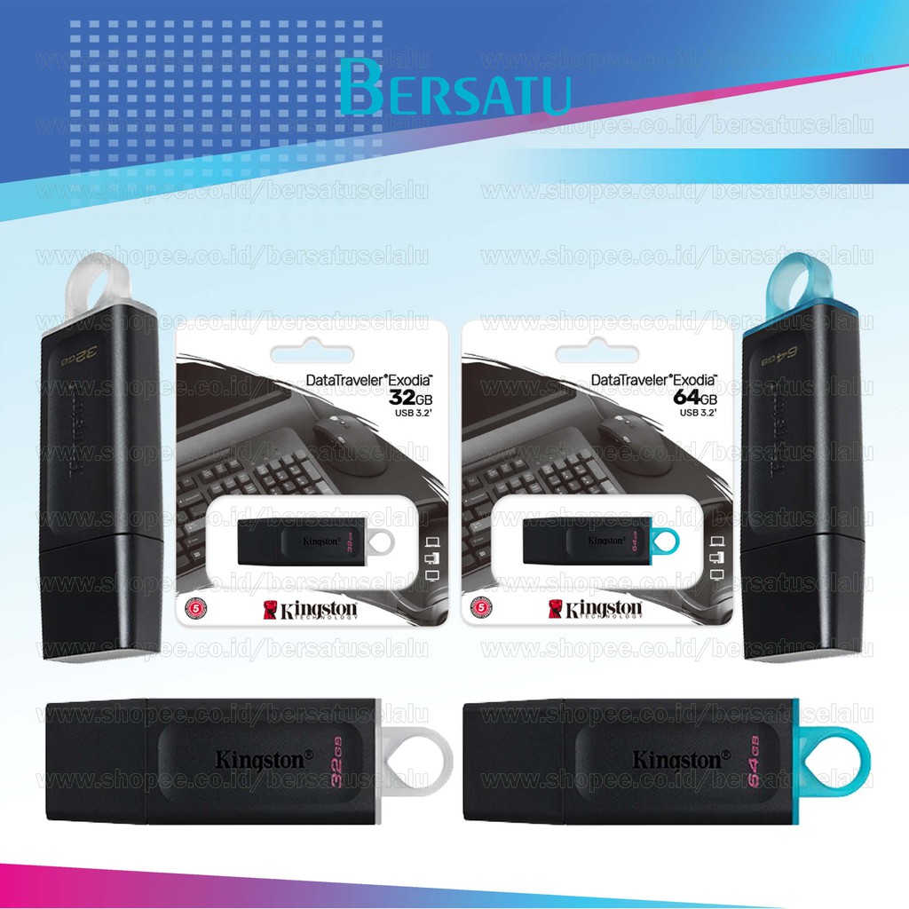 Jual Flashdisk Kingston DTX 32gb 64gb 128gb USB 3.2 Exodia flash disk ...