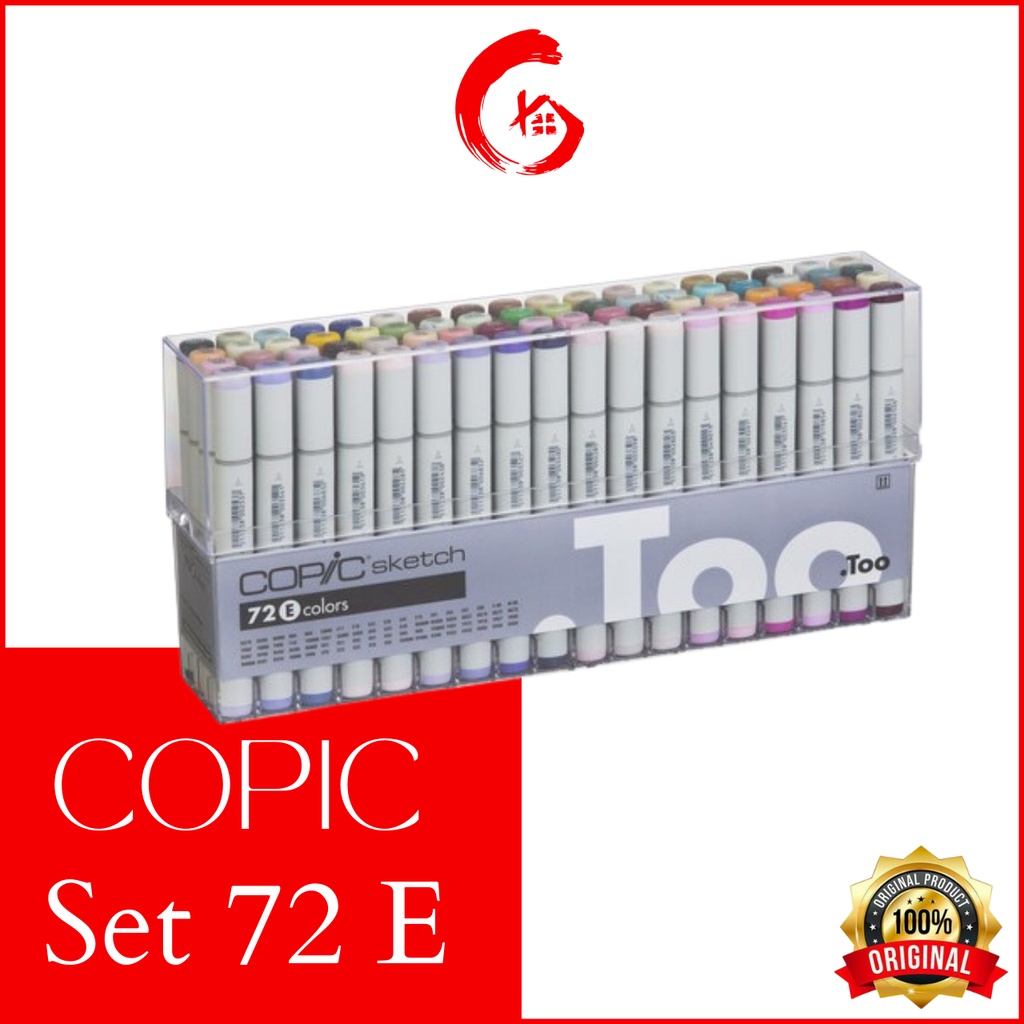 Jual Copic Sketch Marker Set 72 E / 72E | Shopee Indonesia
