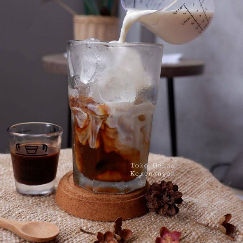 Jual Gelas Latte 13 oz - Gelas Cafe - Gelas Jus - Gelas Es Teh - Gelas ...