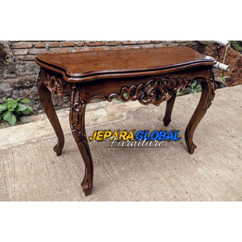 Jual Meja Console Jati Ukir garengan ( meja dinding,meja rias Jati,meja ...