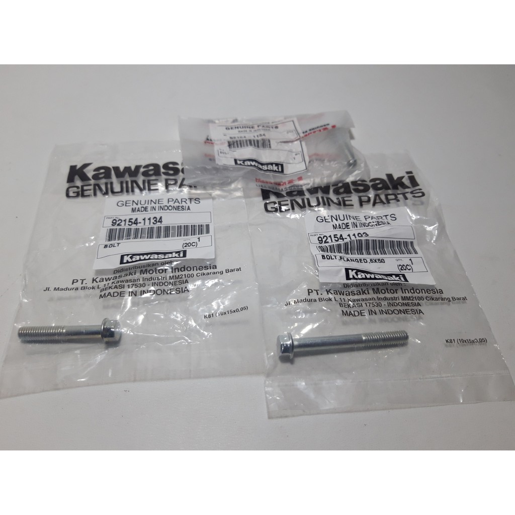 Jual baut probolt tutup gear depan ninja rr r ss stainless heng thailand | Shopee Indonesia