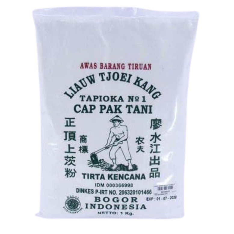 Jual Tepung tapioka no. 1 cap pak tani Liauw Tjoei Kang - Tirta Kencana ...
