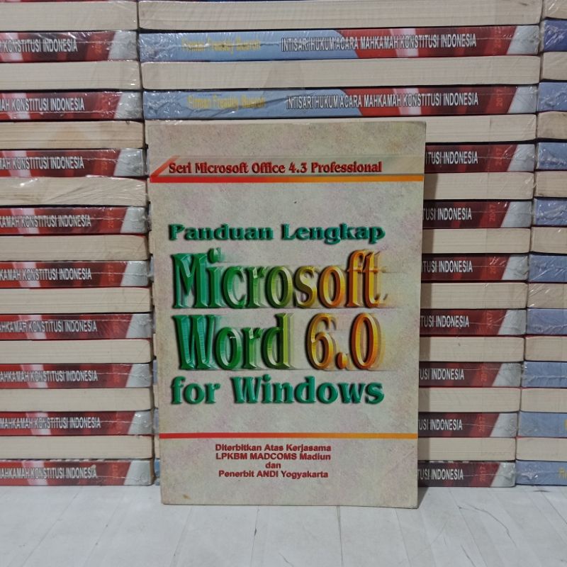 Jual BUKU ORIGINAL - PANDUAN LENGKAP MICROSOFT WORD 6.0 FOR WINDOWS ...
