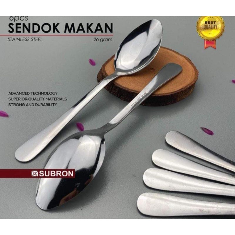 Jual Sendok makan stainless komodo 1 pack 6 pcs | Shopee Indonesia