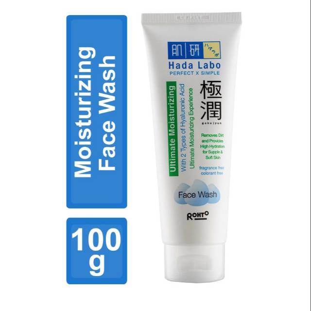 Jual Hada Labo Face Wash ultimate Moisturizing 100g | Shopee Indonesia