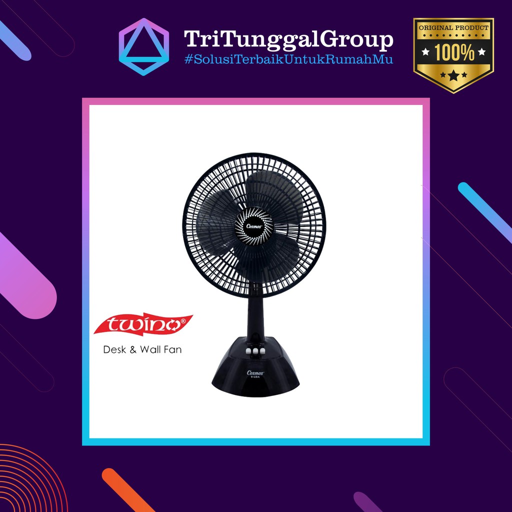 Jual (BAYAR DI TEMPAT) KIPAS ANGIN / DESK FAN / KIPAS MEJA COSMOS 12LDA ...