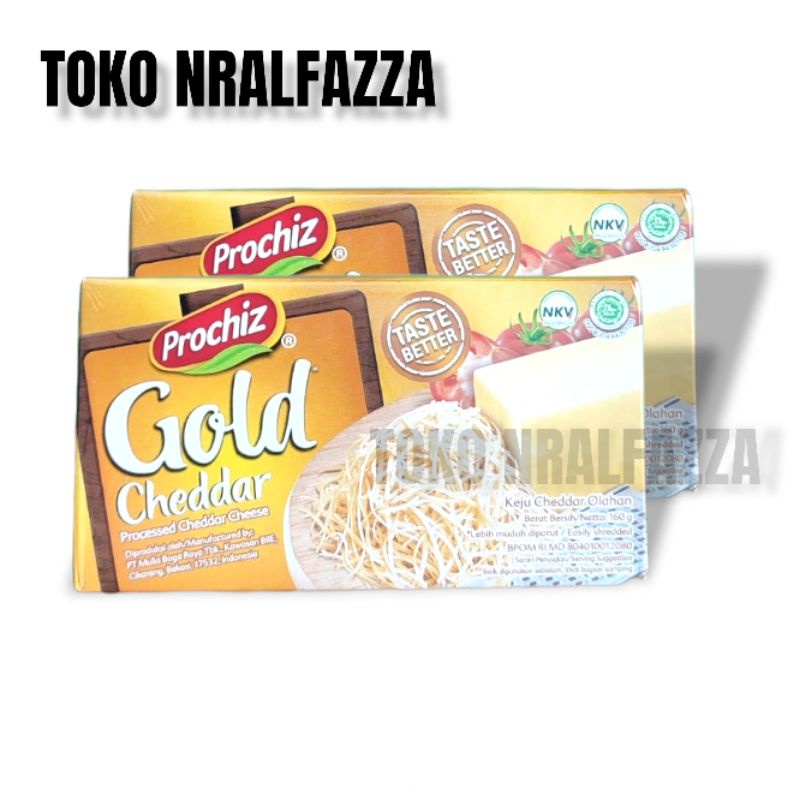Jual Prochiz Gold Keju Cheddar Kemasan 160g | Shopee Indonesia