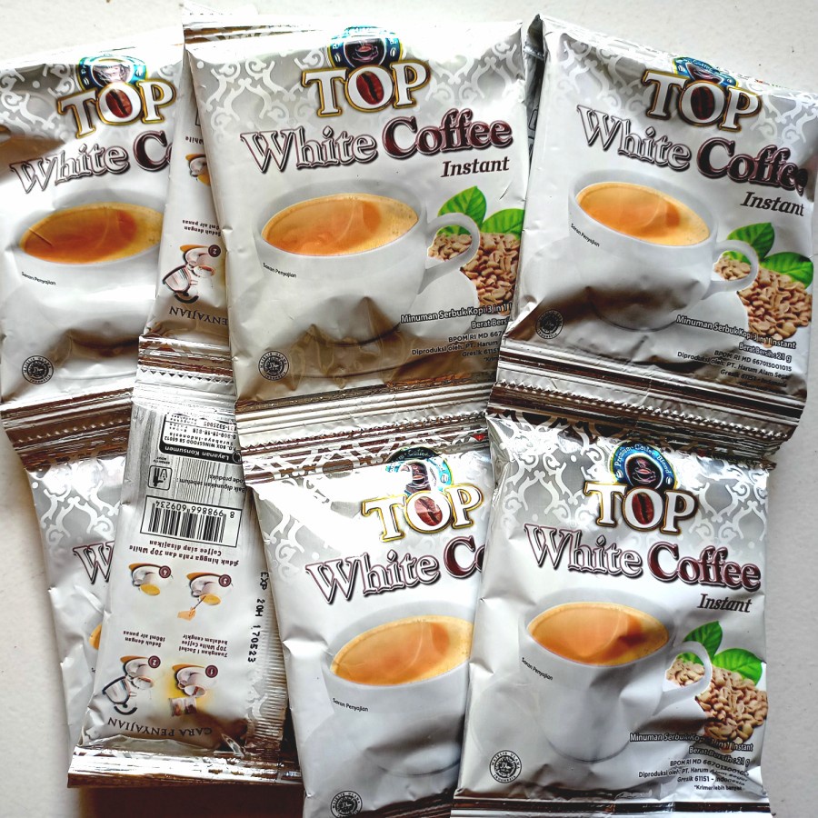 Jual Top Coffe Kopi Sachet White Coffee @22gr | Shopee Indonesia
