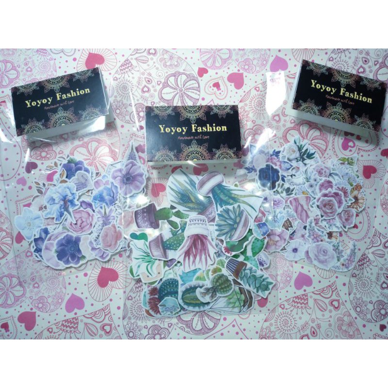 Jual Sticker Deco 50+ pcs Bunga, Tanaman | Shopee Indonesia