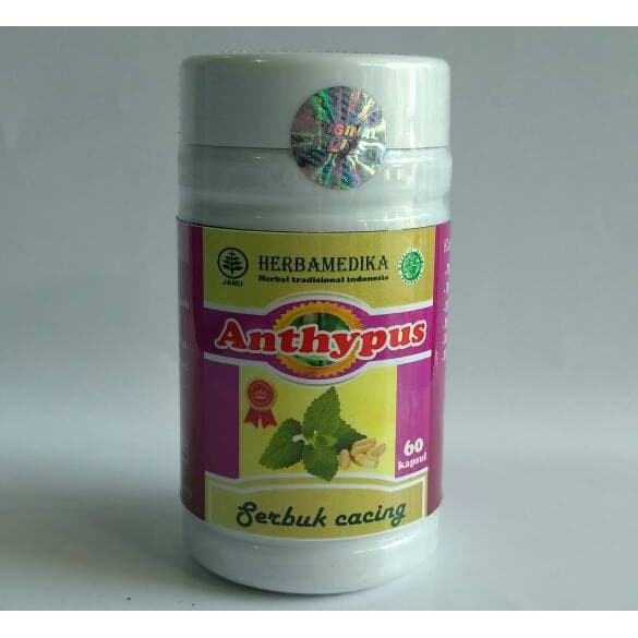 Jual TIPES TIFUS OBAT DEMAM EKSTRAK CACING ANTHYPUS 60 Kapsul 100% ...