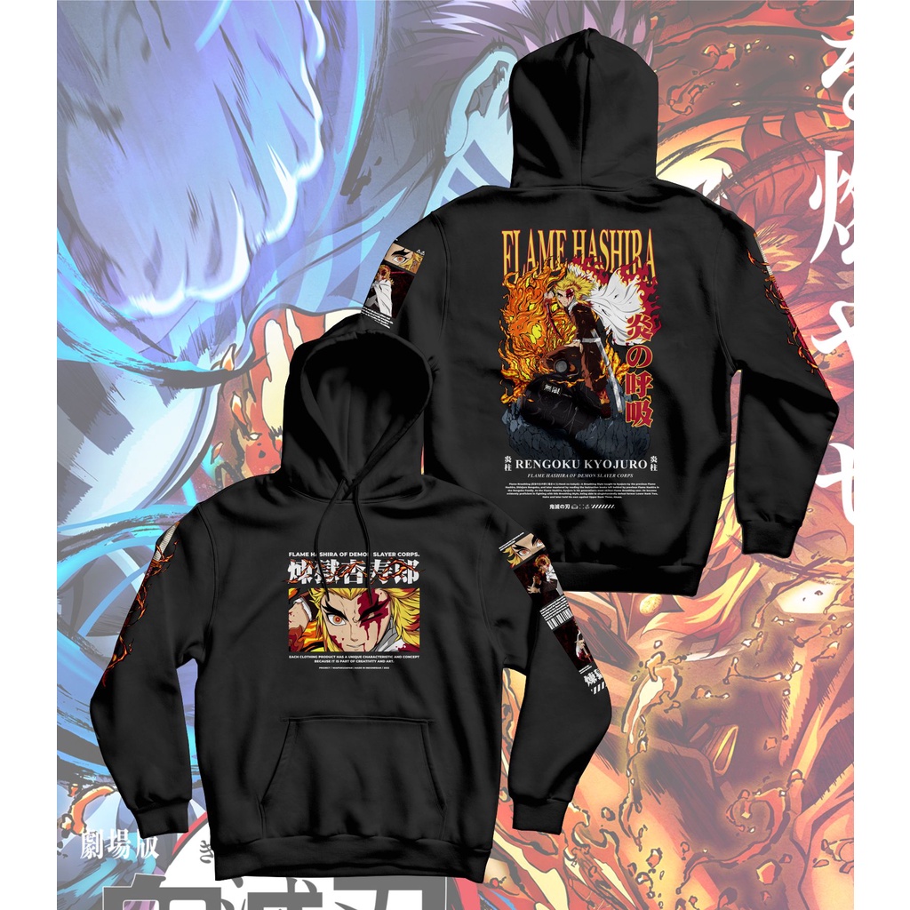Jual Jaket Hoodie Demon Slayer / Kimetsu no Yaiba - Kyojuro Rengoku ...