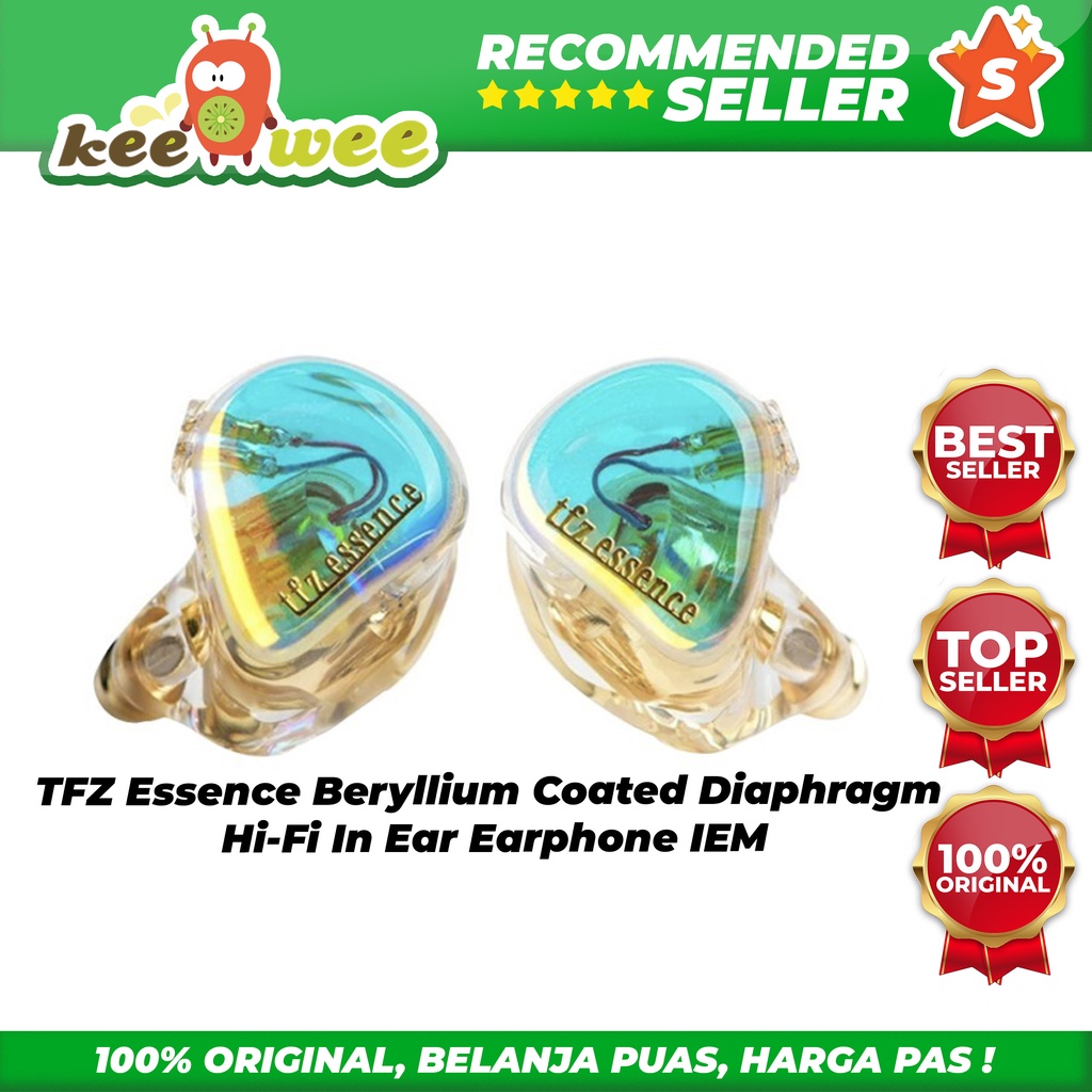 Jual TFZ Essence Beryllium Coated Diaphragm Hi-Fi In Ear Earphone IEM | Shopee Indonesia