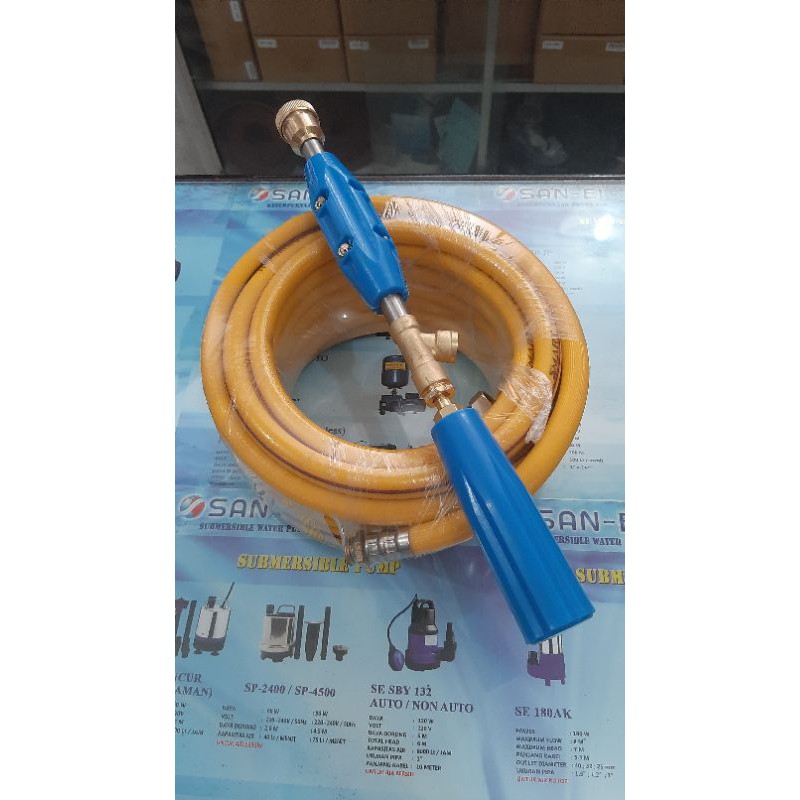 Jual selang paket 10mtr steam kompresor +stik steam cuci motor mobil ...