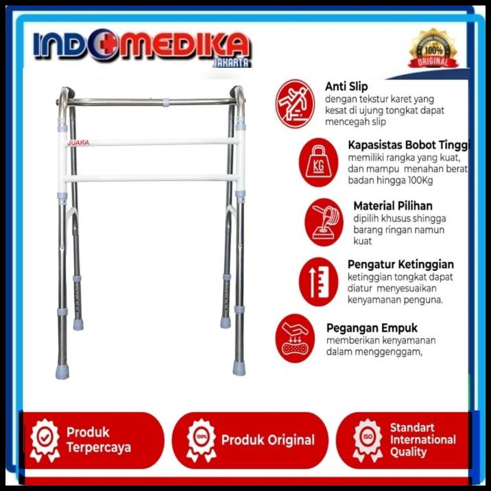 Jual Tongkat Alat Bantu Jalan / Tongkat Walker Standar Juara ( Lq ...