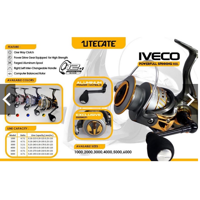 Jual Reel Utecate Iveco/reel power handle murah | Shopee Indonesia