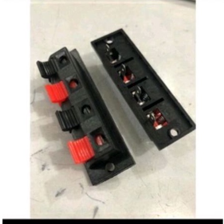 Jual (BISA ECER) Terminal Speaker 4 pin jepit kecil terminal spiker ...