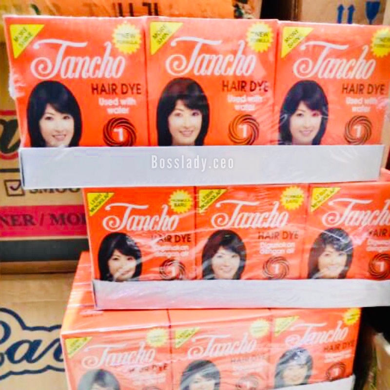 Jual TANCHO HAIR DYE NATURAL BLACK (1BOX/1PCS/6GRAM) ORIGINAL CAT ...