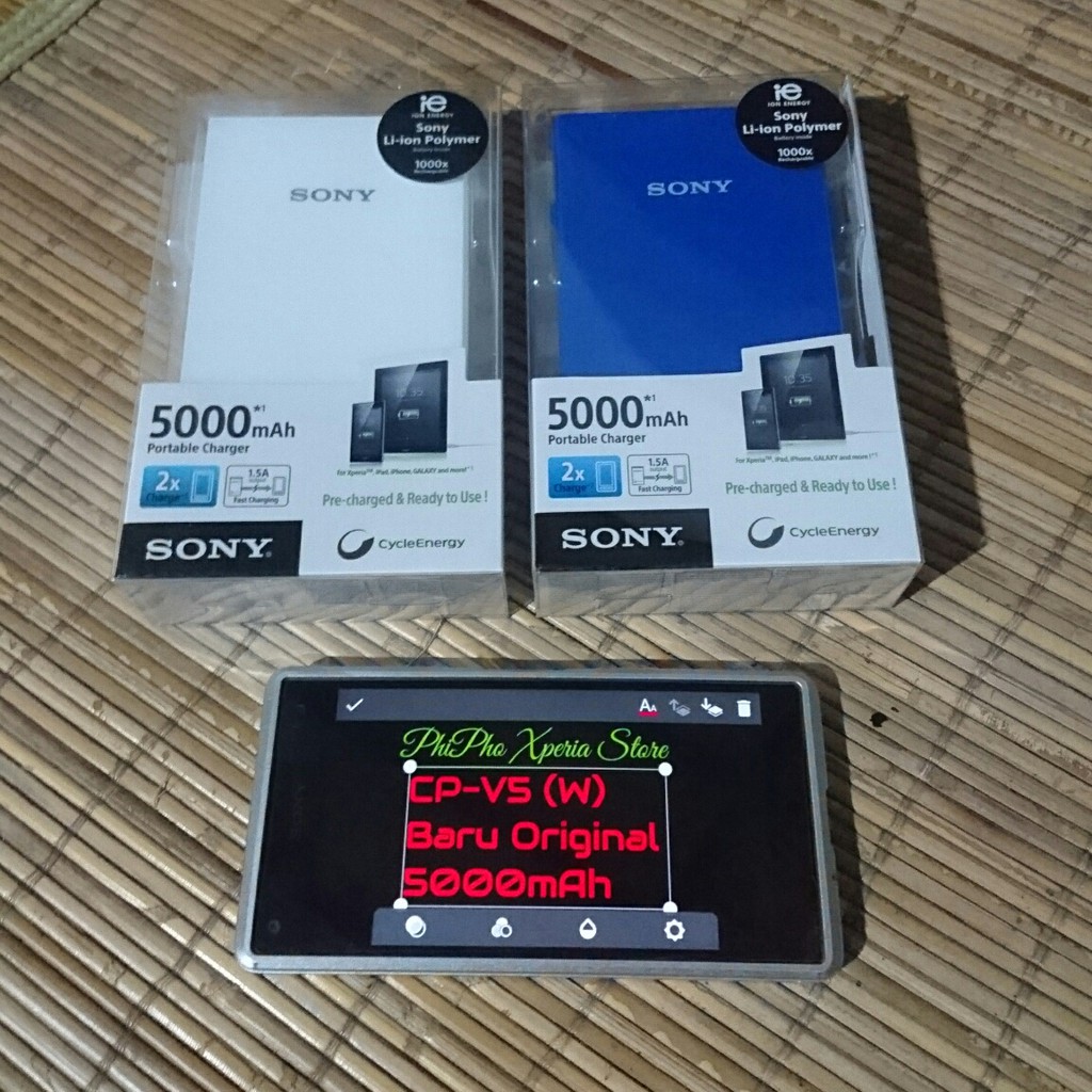 Jual Sony Powerbank | Sony Power Bank CP-5v Original | Shopee Indonesia