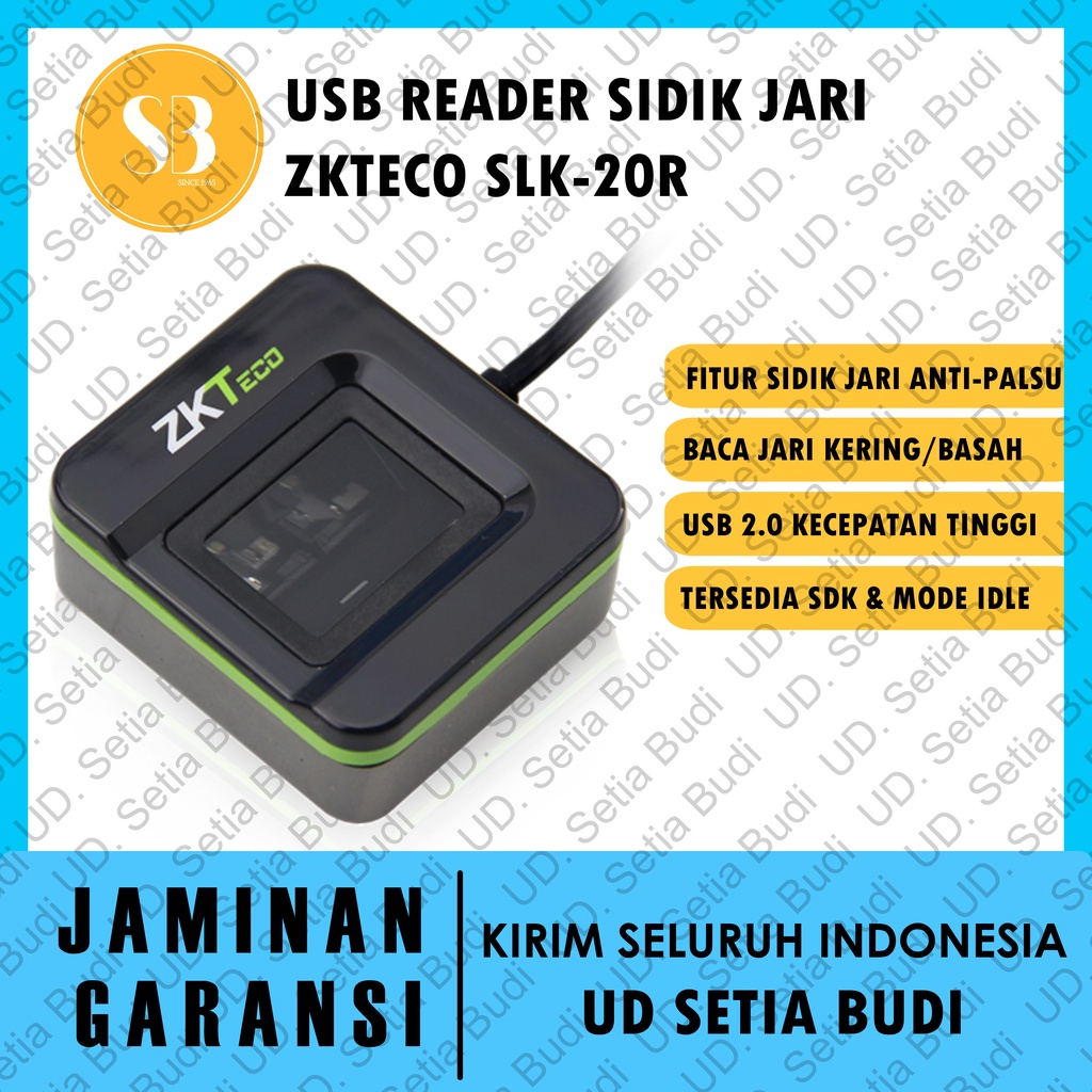 Jual ZKTECO SLK20R USB Reader Sidik Jari SLK 20R | Shopee Indonesia