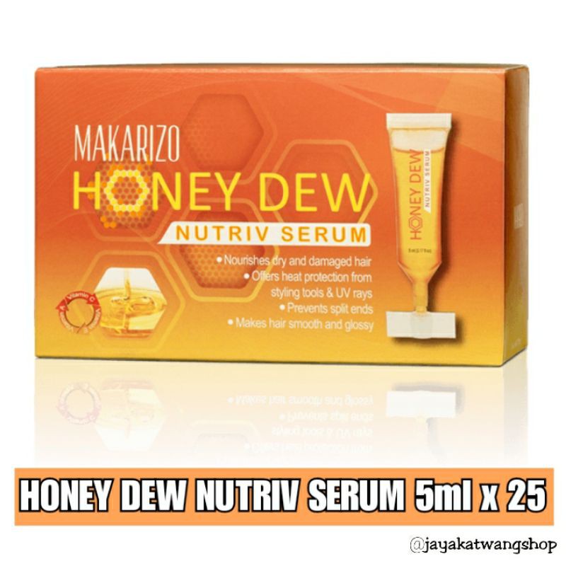 Jual MAKARIZO Honey Dew Nutriv Serum Dusset 5ML x 25 | Shopee Indonesia