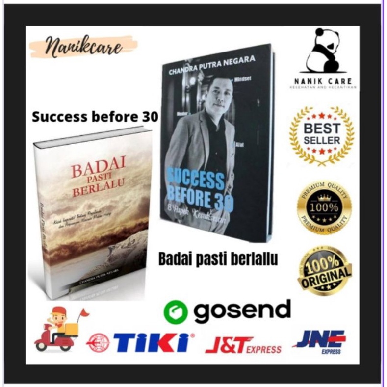 Jual Buku Badai Pasti Berlalu Success Before 30 Chandra Putra Negara SB30 Free DVD & TTD Penulis ...