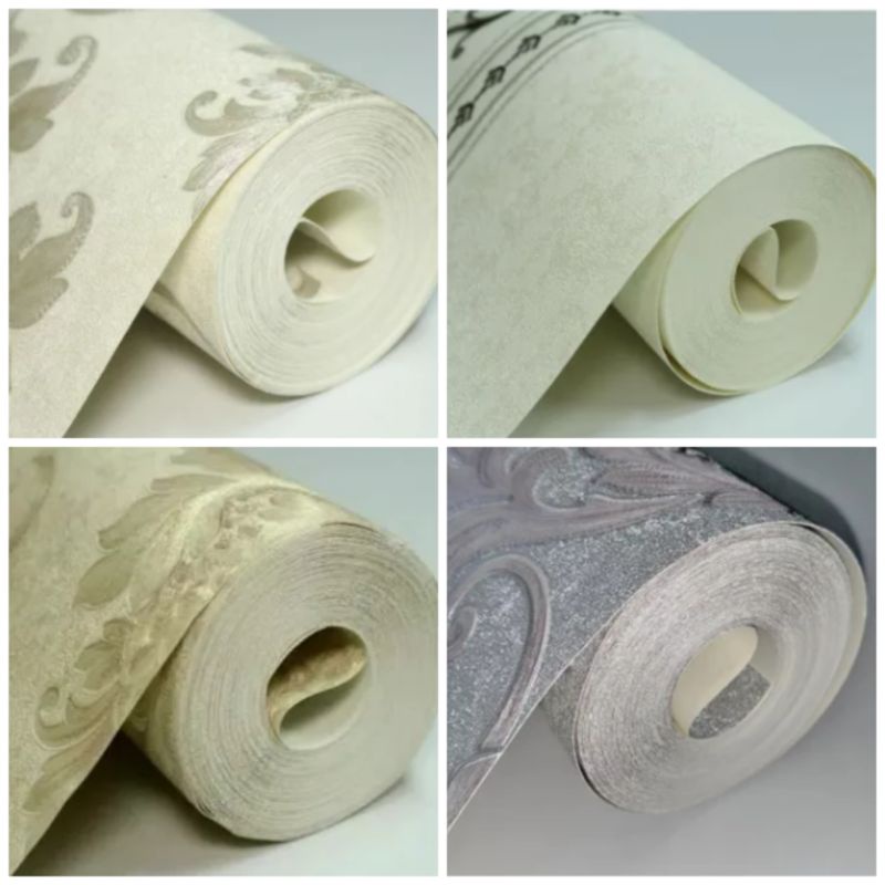 Jual Wallpaper premium vinyl motif bunga batik dan salur | Shopee Indonesia