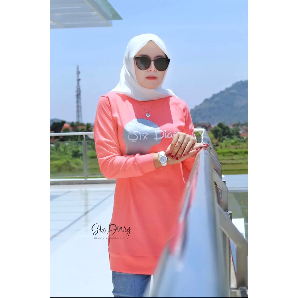 Jual Baju Wanita Fashion wanita Kaos Wanita Atasan Wanita TUNIK BELAH ...