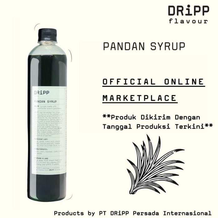 Jual DRIPP PANDAN SYRUP SIRUP DRIPP FLAVOUR ORI | Shopee Indonesia