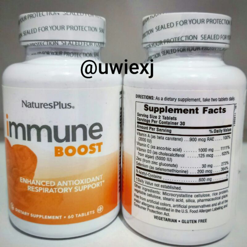 Jual Naturesplus Immune boost Vit C 1000 Vit D3 5000 Zinc+NAC isi 60 ...