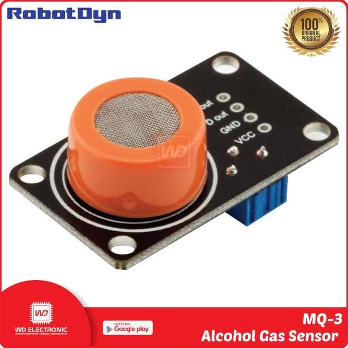 Jual MQ-3 MQ3 ALCOHOL GAS SENSOR ROBOTDYN MQ-3 GAS SENSOR GOOD QUALITY ...