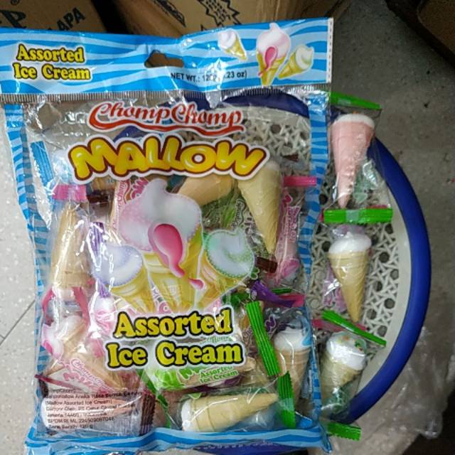 Jual Marsmallow Chomp- Chomp Mallow Assorted Ice Cream | Shopee Indonesia
