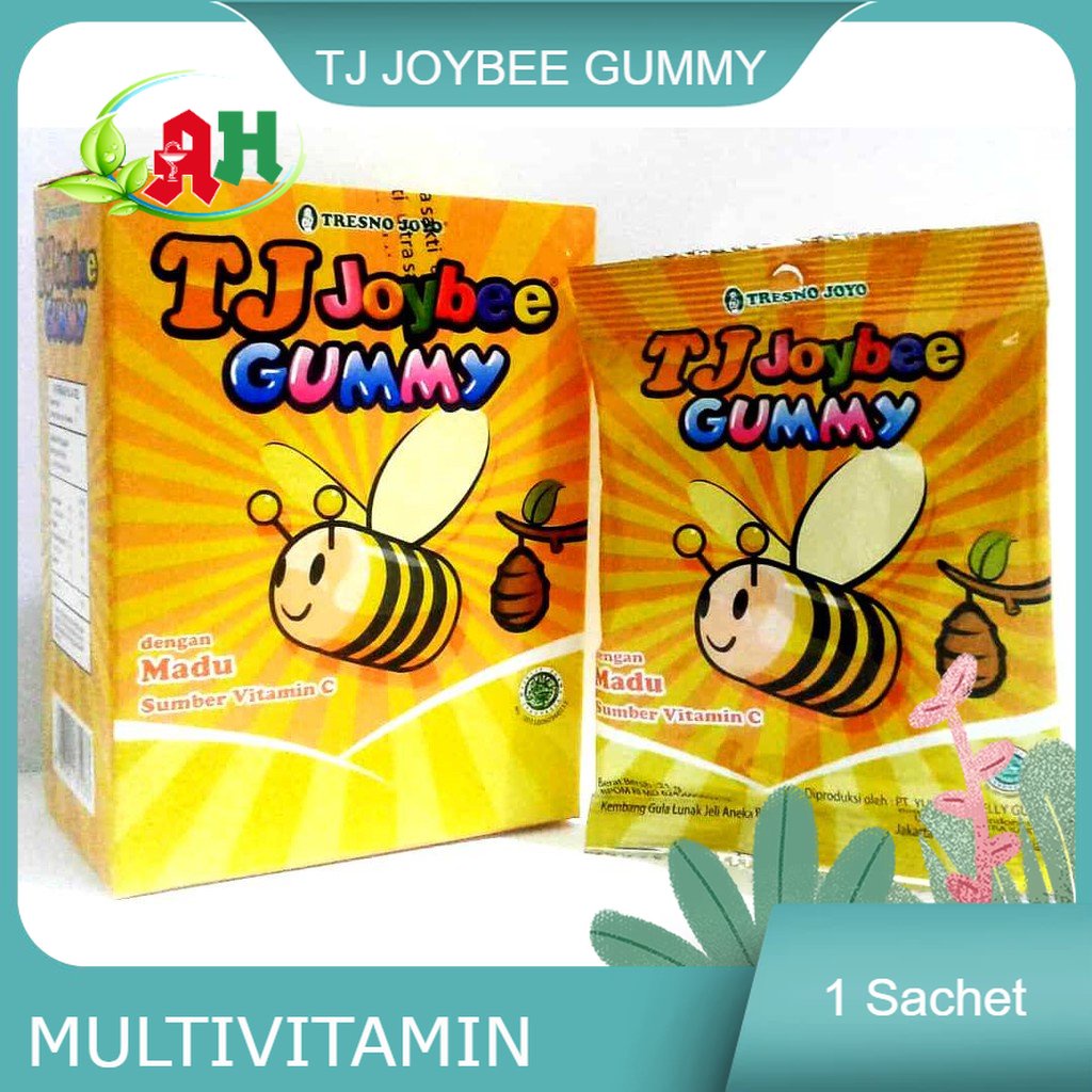 Jual TJ Joybee Gummy sachet 21gr Tresno Joyo Multivitamin Anak | Shopee Indonesia