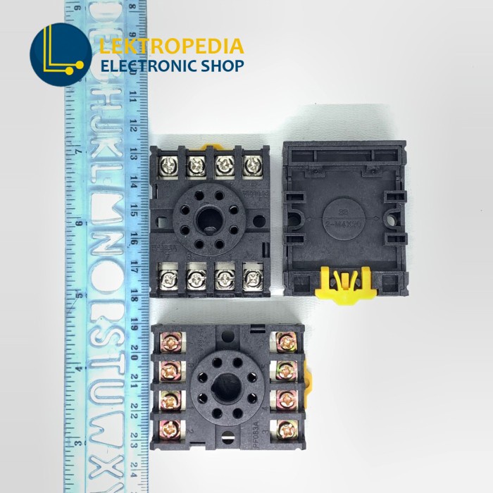 Jual Soket Relay 8p Bulat BUKAN Omron Socket Rumah Tempat 8 pin kaki ...