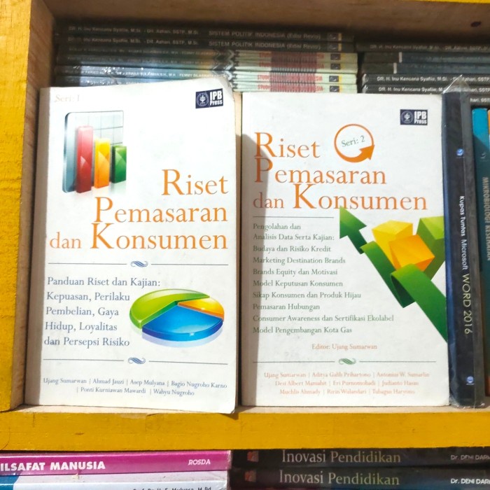 Jual riset pemasaran dan konsumen seri 1 & 2 oleh Ujang Sumarwan | Shopee Indonesia