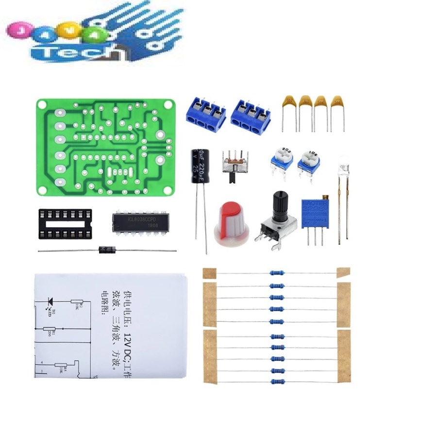 Jual Modul ICL8038 Monolithic Function Signal Generator Sine ...