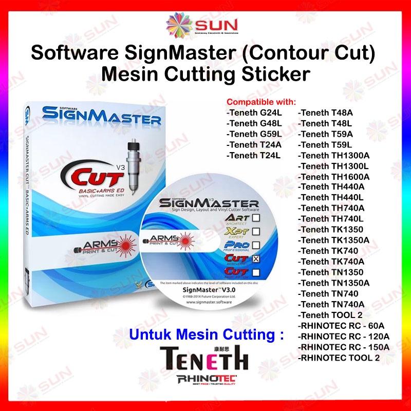 Jual Software Signmaster (Contour Cut) - Print and Cut Software Cutting ...