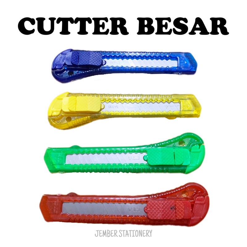 Jual (1biji) Cutter Besar Renteng | Kater | Silet | Shopee Indonesia