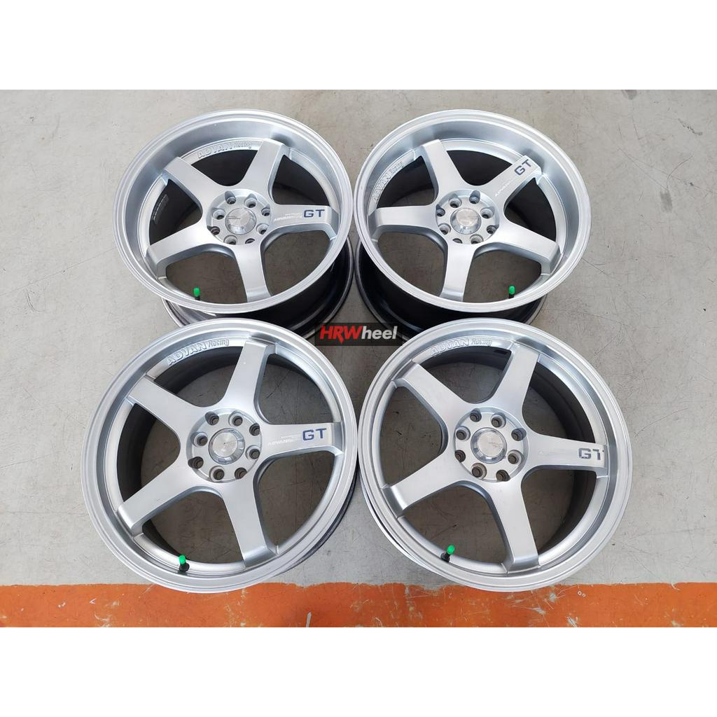 Jual Velg Bekas Type Advan GT Ring 17 Lebar 7,5+8,5 Pcd 4x100+114,3 ...