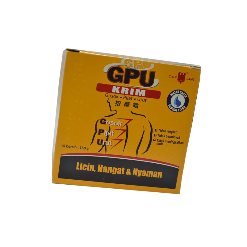 Jual CREAM PEGAL LINU NYERI OTOT GPU CREAM, GPU CREAM UNTUK PERSENDIAN ...