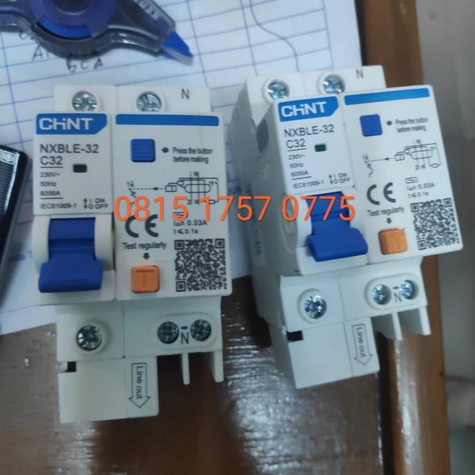 Jual Rcbo Chint Elcb+Mcb Nxble-32 1P +N 6Ka 6A- 32A Chint 30Ma | Shopee ... Jual Rcbo Chint Elcb+Mcb Nxble-32 1P +N 6Ka 6A- 32A Chint 30Ma | Shopee ...