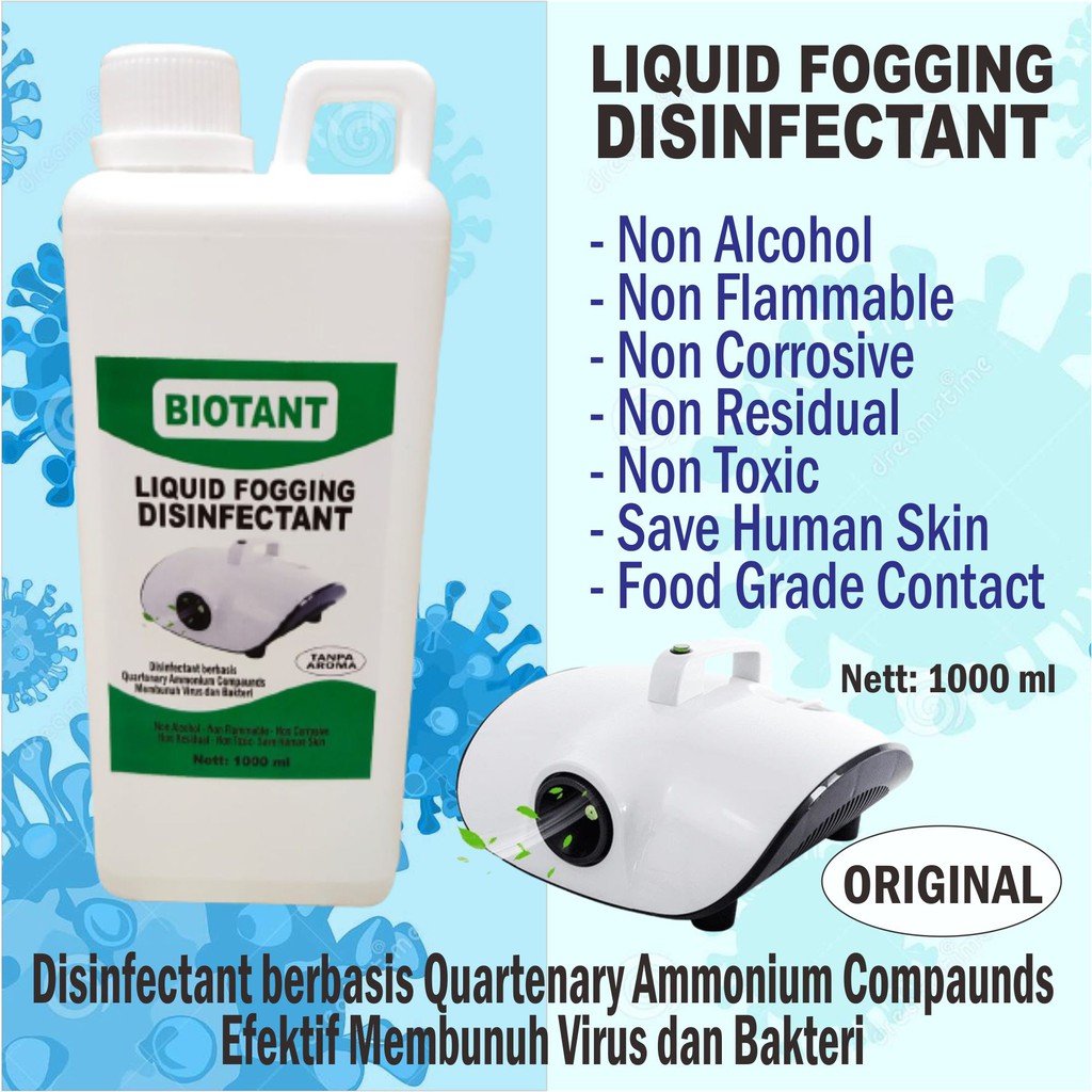 Jual Liquid Fogging Disinfectant (Cairan Disinfektan untuk Fogging ...