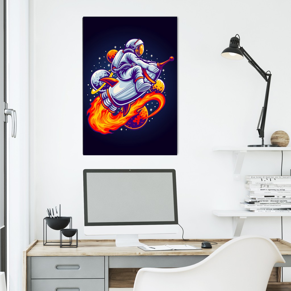 Jual Poster Hiasan Dinding Astronaut /Retro/Keren/Gaul/POSTER MILENIAL ...