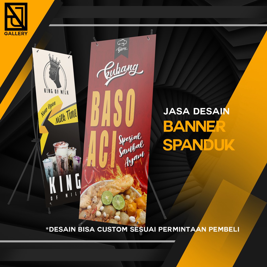 Jual JASA DESAIN BANNER / X-BANNER/ CUSTOM DESAIN / POSTER / BANNER ...