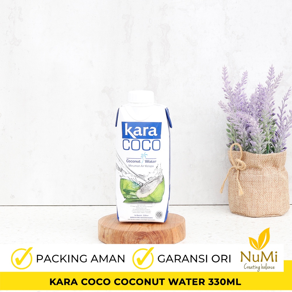 Jual 330ML KARA Coco Air Kelapa Asli (Pure Coconut Water) 330ml BOX ...