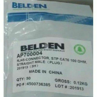 Jual Connector RJ45 CAT6 S/FTP Besi Belden ORI AP700004 | Shopee Indonesia
