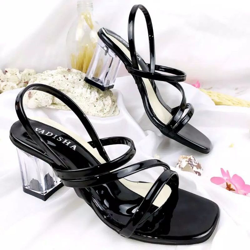 Jual AURORA - High Heels DISHA Sepatu Kaca Sandal Hak Tinggi Heel ...