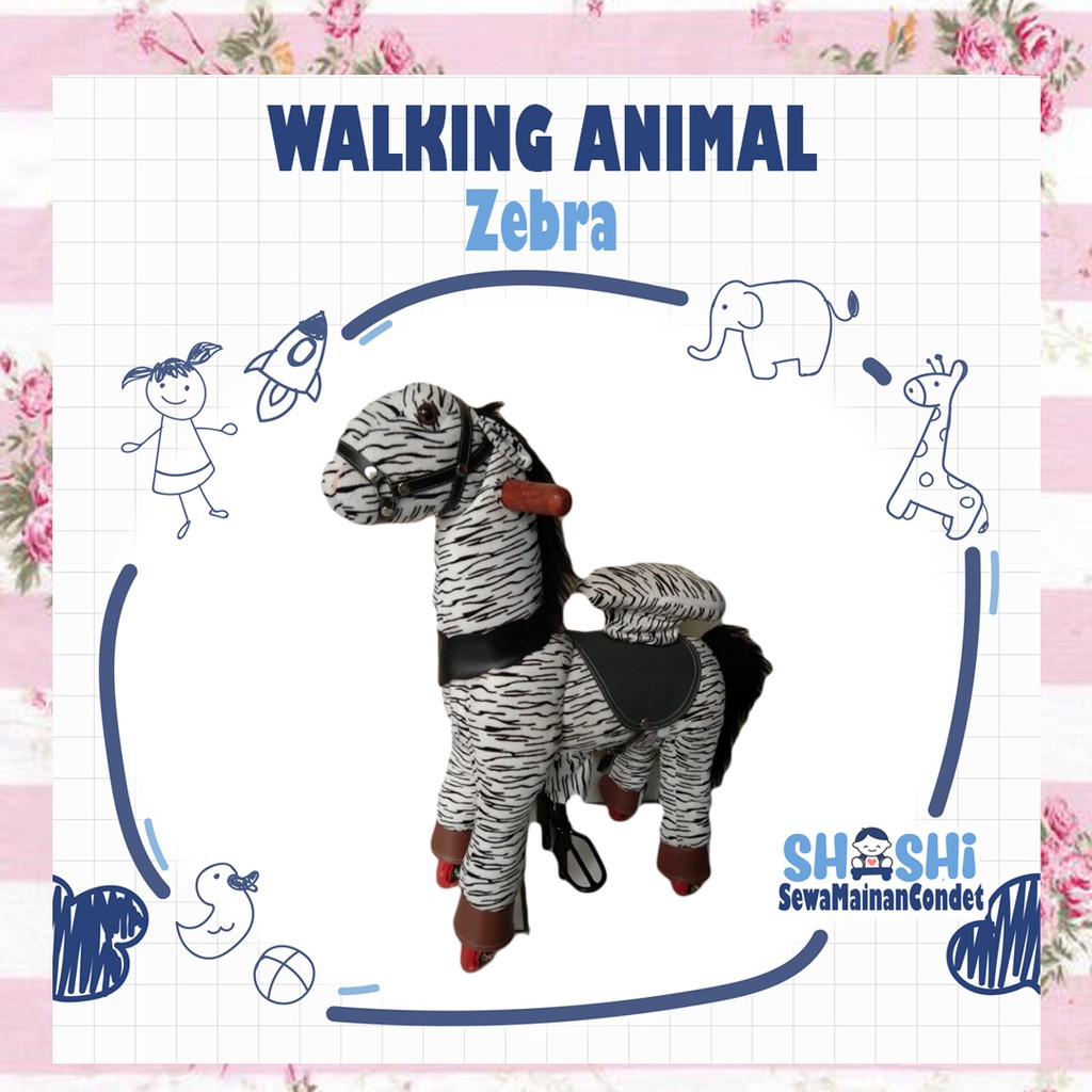 Jual Sewa Walking Animal Zebra | Shopee Indonesia
