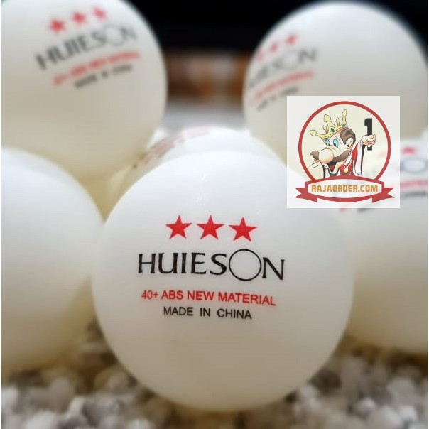 Jual Bola Pingpong Tenis Meja HUIESON 40+ ABS New Material [PUTIH ...
