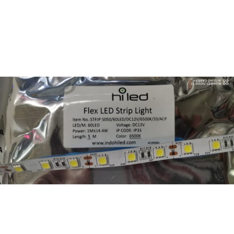 Jual LAMPU LED HILED WARNA PUTIH WARM WHITE 5050 NON JELLY TEGANGAN 12V ...