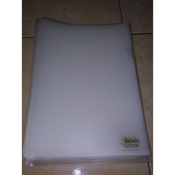Jual Clear Sleeves / Map Bening Daiichi (A4) dan Jenia (F4) | Shopee ...